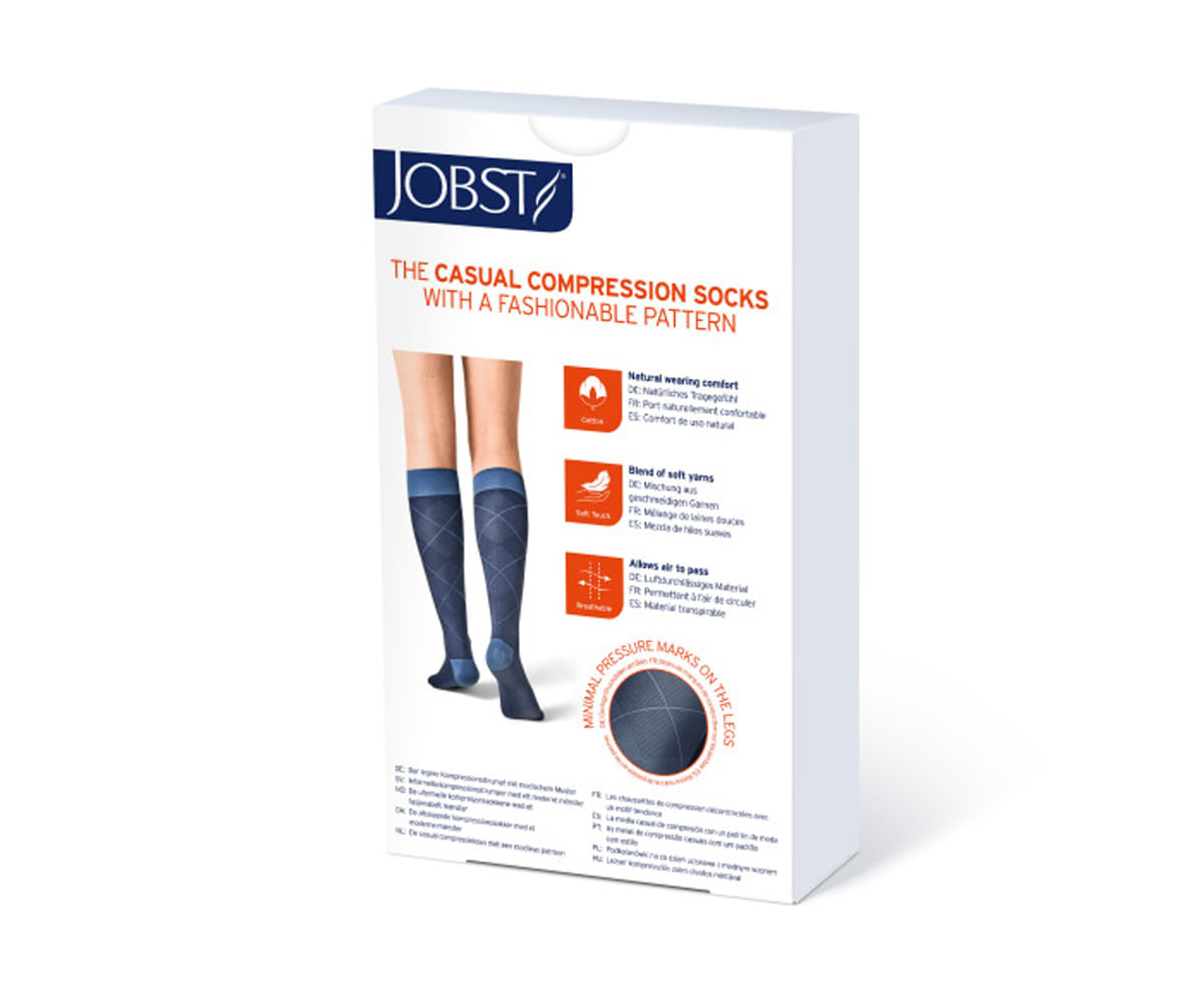 Media Compresiva Rodilla JOBST STYLE 20/30 Pink