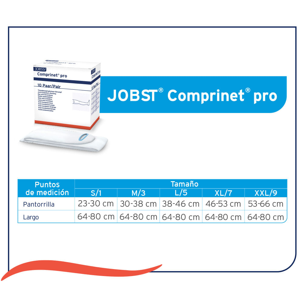 Media Antiembólica JOBST COMPRINET PRO Muslo